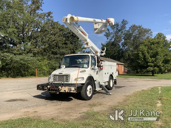 Altec L42M, Over-Center Material Handling Bucket Truck center mounted ...