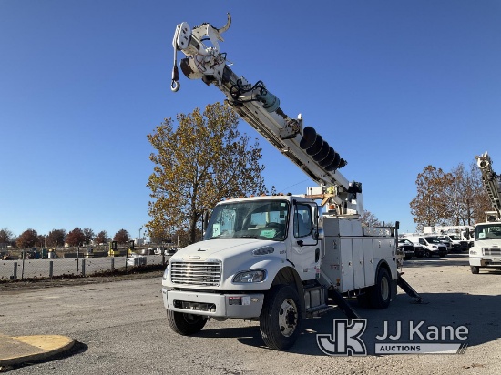 Altec DC47-TR, Digger Derrick rear mounted on 2014 Freightliner M2 106 ...