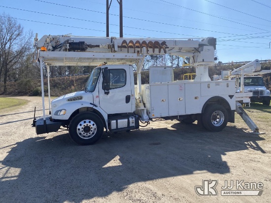 Altec DC47-TR, Digger Derrick rear mounted on 2014 Freightliner M2 106 ...