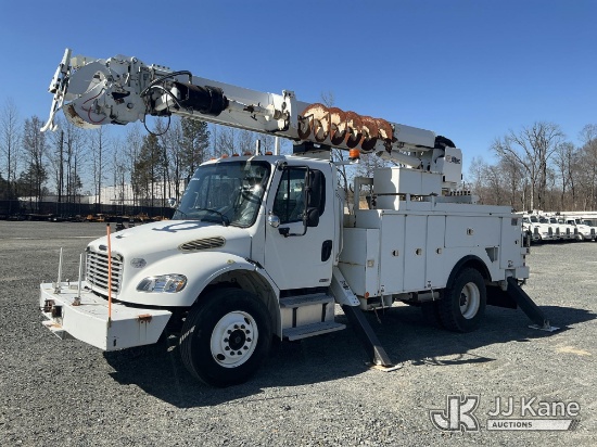 Altec DM47-BR, Digger Derrick rear mounted on 2011 Freightliner M2 106 ...
