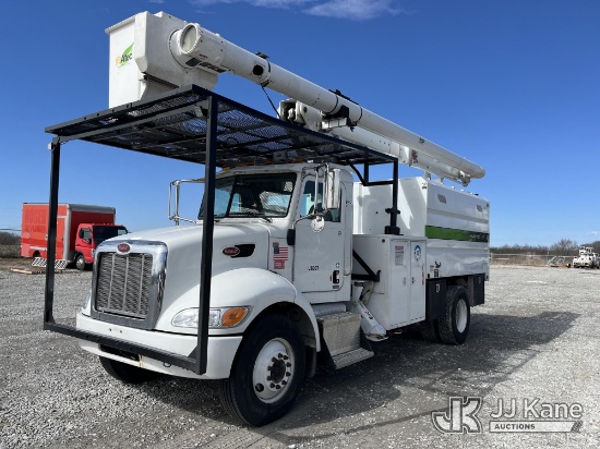 Altec LRV-58, Over-Center Bucket Truck mounted behind cab on 2010 ...