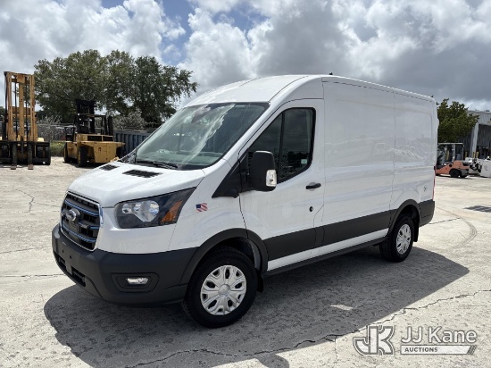 2023 Ford 350 Transit EV Cargo Van Runs & Moves) (Unit Has Remaining ...
