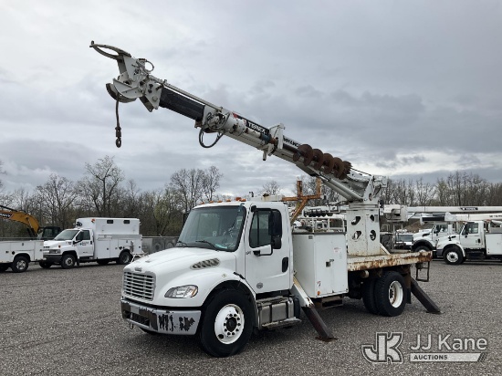 (Verona, KY) Terex Commander C4047, Digger Derrick rear mounted on 2014 ...