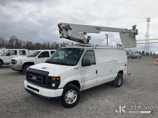 Altec AT200-AV, Telescopic Non-Insulated Bucket Van mounted behind cab ...