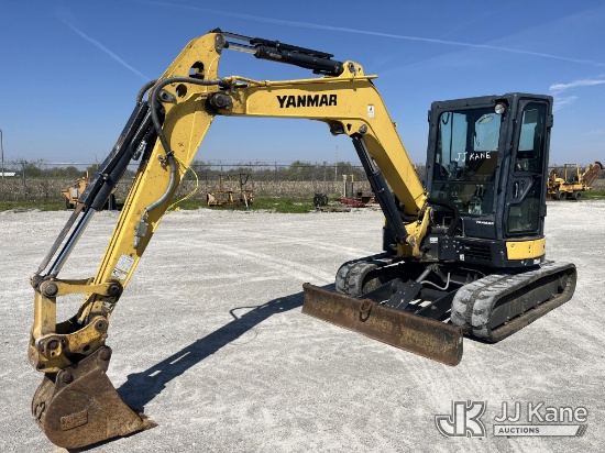 2017 Yanmar VIO55-6A Mini Hydraulic Excavator Runs, Moves & Operates ...