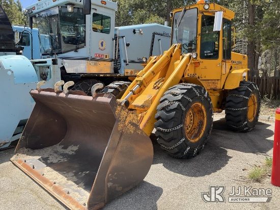 (South Lake Tahoe, CA) 1984 John Deere 544C Wheel Loader Runs & Moves ...