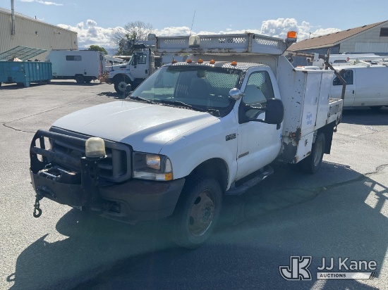 (Walla Walla, WA) 2004 Ford F450 4x4 Dual Wheel Service Truck Runs ...