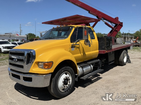 (Ocala, FL) Elliott ECL-36, Hydraulic Crane rear mounted on 2015 Ford ...