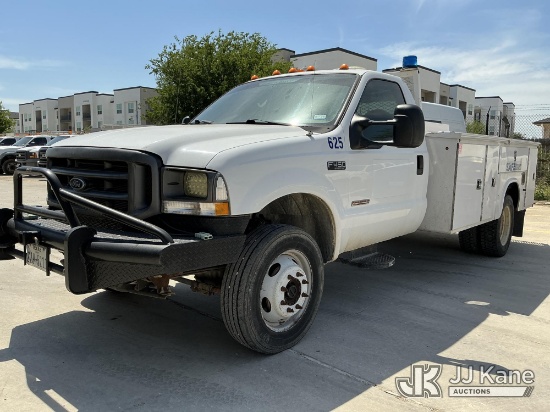 (New Braunfels, TX) 2004 Ford F450 4x4 Service Truck, Utility Company ...
