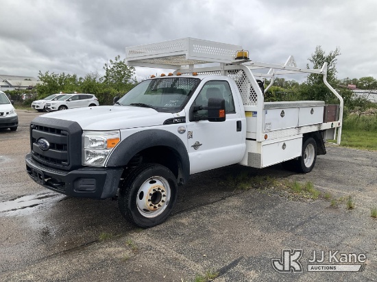 (South Beloit, IL) 2016 Ford F450 Flatbed/Service Truck Runs & Moves ...