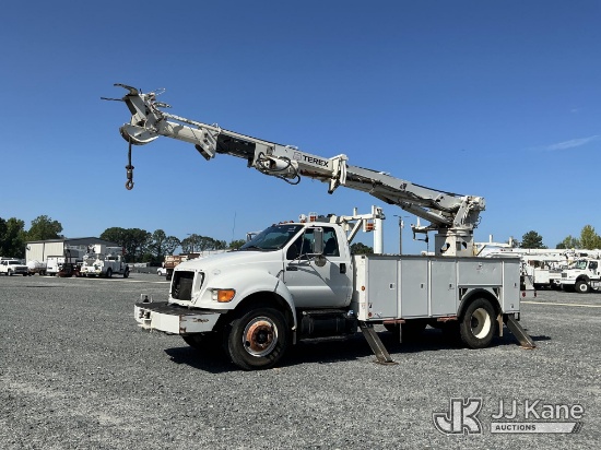 (China Grove, NC) Terex Commander C4047, Digger Derrick rear mounted on ...