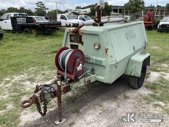 (Ocala, FL) 1987 Ingersoll Rand Portable Air Compressor, trailer mtd ...