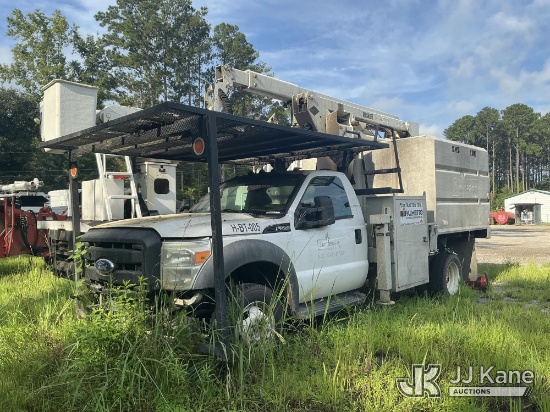 (Ridgeland, SC) Versalift SST40EIH, Bucket Truck mounted behind cab on ...