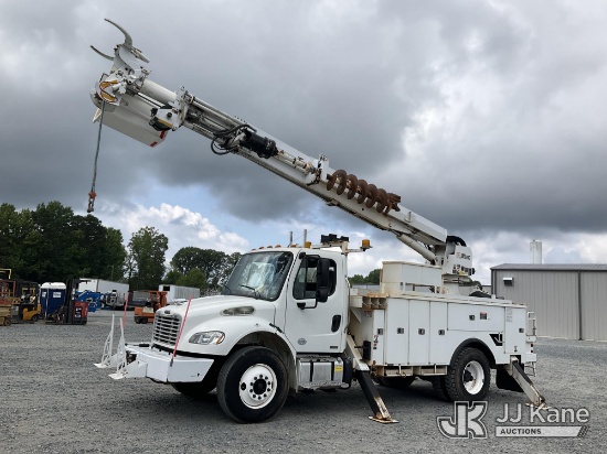 (China Grove, NC) Altec DM47-BR, Digger Derrick rear mounted on 2012 ...