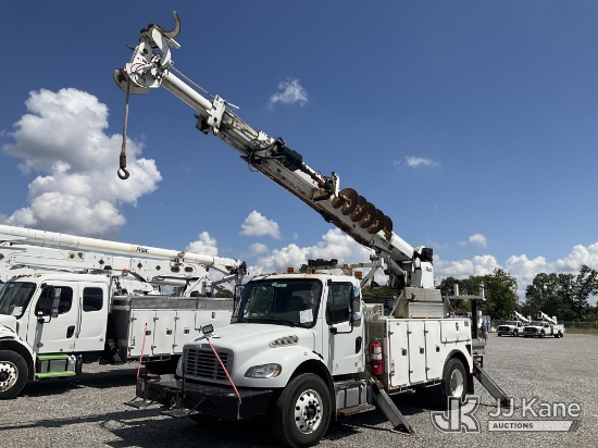 (Verona, KY) Altec DM47B-TR, Digger Derrick rear mounted on 2014 ...
