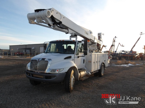 (Casper, WY) Altec TA60, Material Handling Bucket Truck rear mounted on ...