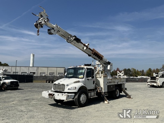 (China Grove, NC) Altec DC47-TR, Digger Derrick rear mounted on 2012 ...