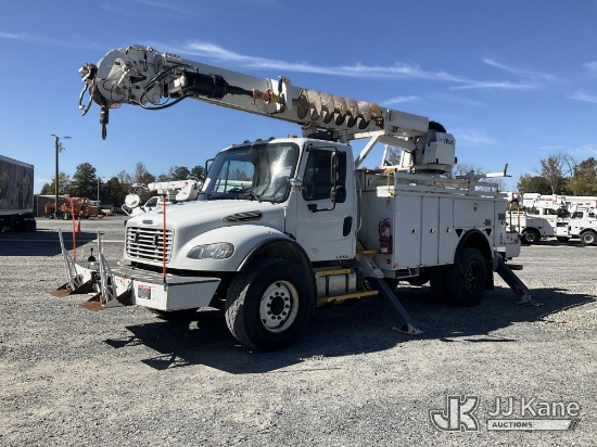 (China Grove, NC) Altec DM47-BBR, Digger Derrick rear mounted on 2013 ...