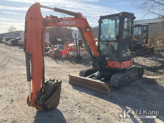 (Des Moines, IA) 2014 Hitachi ZX35U-5N Mini Hydraulic Excavator Runs ...