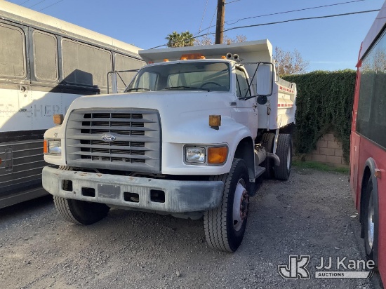 (Jurupa Valley, CA) 1997 Ford F800 Dump Truck Runs, Moves, & Dump ...