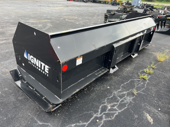 10FT IGNITE SNOW PUSHER BOX W/ RUBBER EDGE | Heavy Construction ...