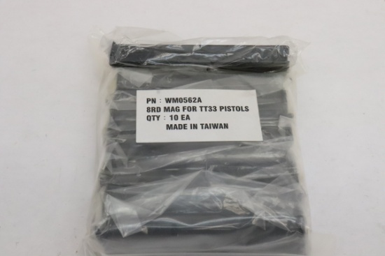 9 magazines; 8 RD Mag for TT 33 pistols | Online Auctions | Proxibid