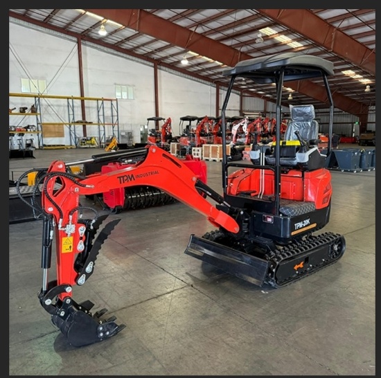 2025 TPM-20K W/ Kubota Diesel Engine Mini Hydraulic Excavator W/Dozer ...