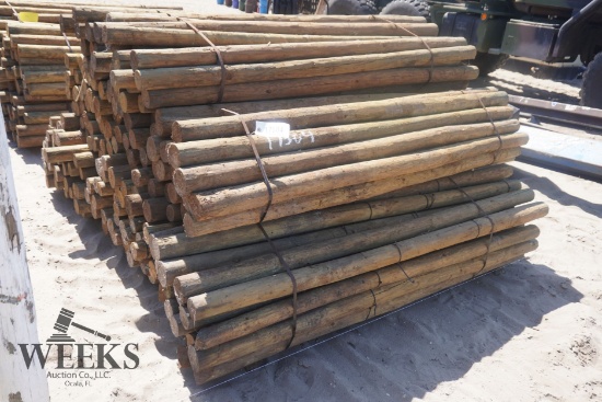 BUNDLE WOOD FENCE POST | Online Auctions | Proxibid