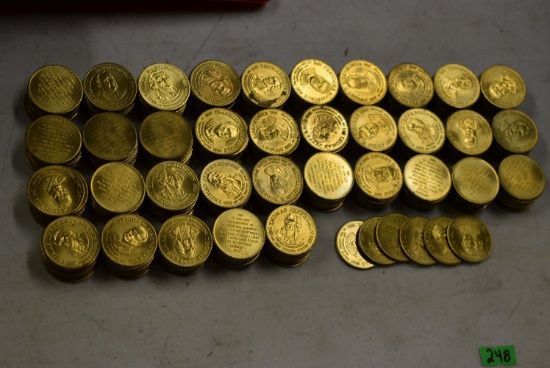 SHELL PRESIDENTIAL COLLECTOR COINS!! | Online Auctions | Proxibid