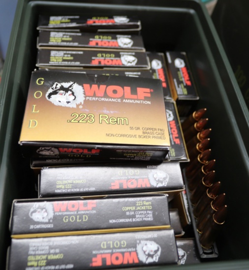(14) Full boxes .223 REM | Online Auctions | Proxibid