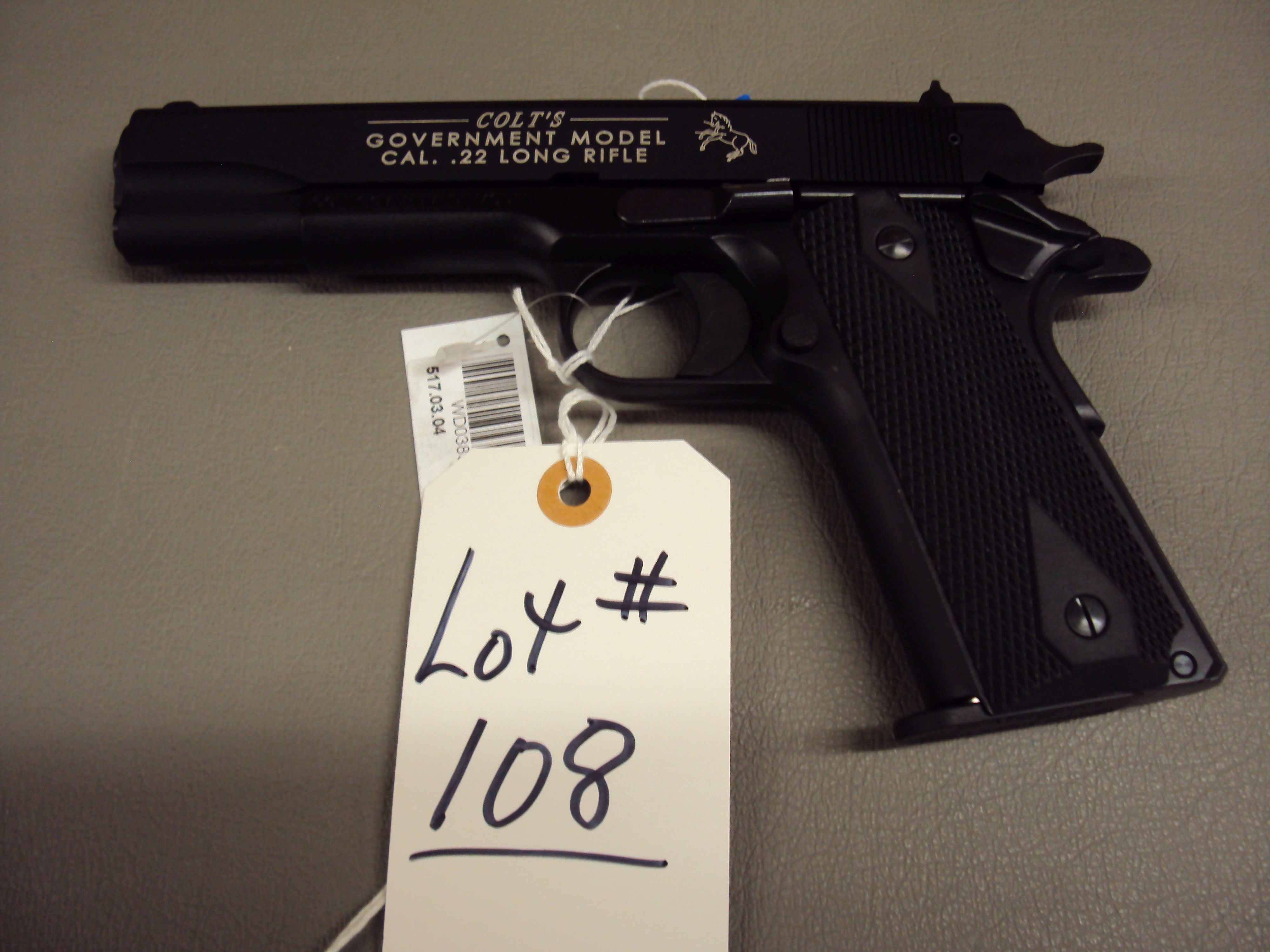 WALTHER/COLT 1911 22 GOVERNMENT MODEL AUTO PISTOL | Proxibid