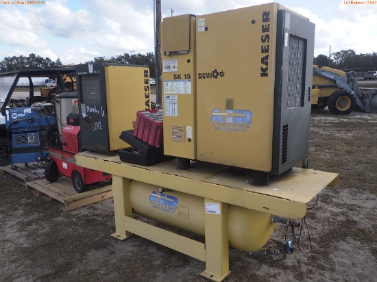 1-02142 (Equip.-Air comp.) Seller: Gov-Manatee County KAESER SK15 AIR ...