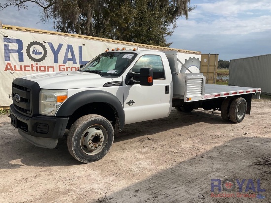 2015 Ford F-550 18FT Flatbed Truck | Commercial Trucks Hauling ...