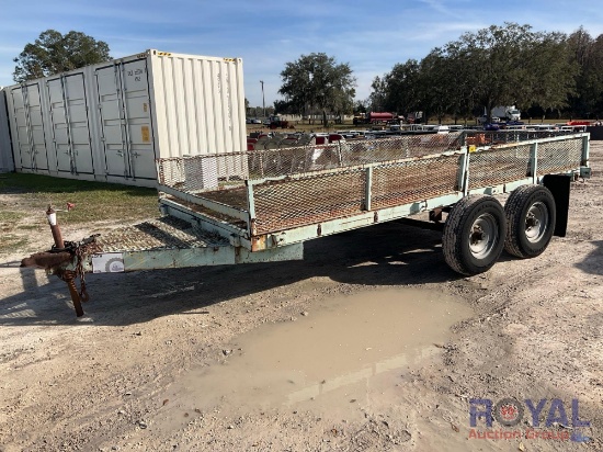 15ft Tandem Axle Utility Trailer | Heavy Construction Equipment ...