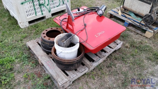 Parts Cleaner, Brake Drums, Bucket on Pallet | Industrial Machinery ...