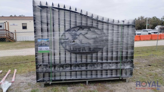 20 Foot Wrought Iron Gate | Estate & Personal Property Yard, Garden ...