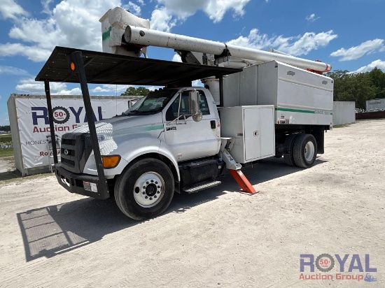 2013 Ford F750 Altec LR756 Chipper Dump Forestry Bucket Truck | Commercial Trucks Forestry ...