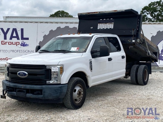 2018 Ford F 350 9ft Crew Cab Dump Truck Commercial Trucks Hauling 5181