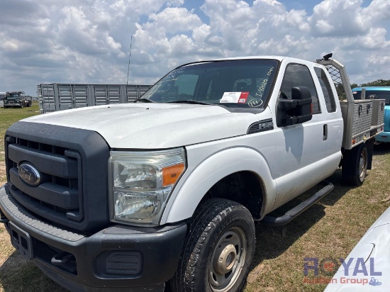 2015 Ford F 250 4x4 Ext. Cab Flatbed Truck | Commercial Trucks Service ...