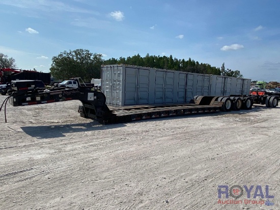 2014 Fontaine Magnitude 55L PLU 55 Ton Tri-Axle RGN Lowboy Trailer with ...