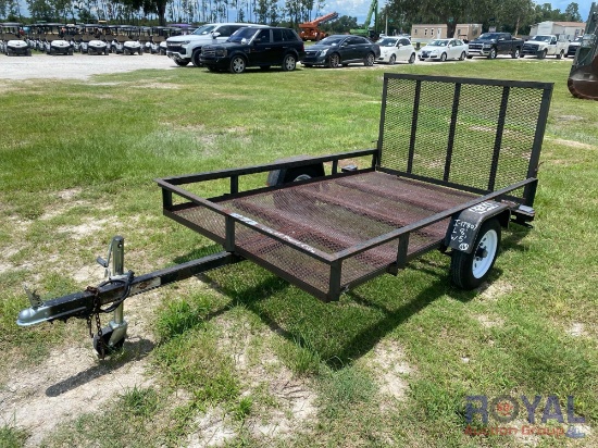 8ft S/A Utility Trailer | Heavy Construction Equipment Construction ...