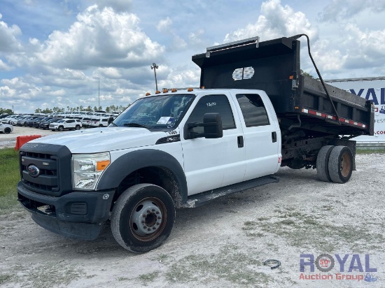 2016 Ford F-550 Crew Cab Mason Dump Truck | Commercial Trucks Hauling ...