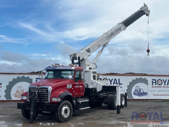 2011 Mack GU713 Granite Cooper TM-1882 18 Ton Crane Truck | Commercial ...