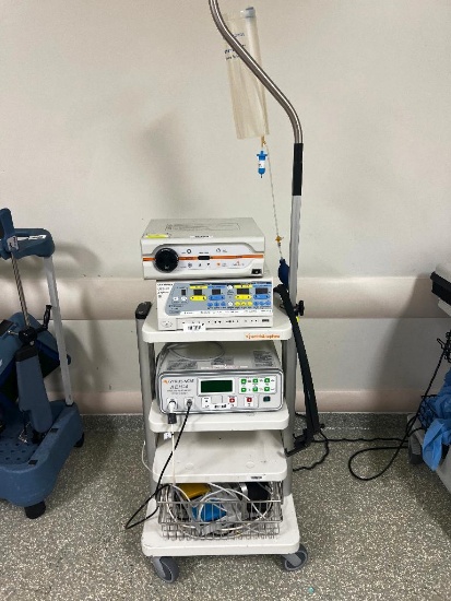 Smith and Nephew Procedure Cart w/ Transformer | Online Auctions | Proxibid