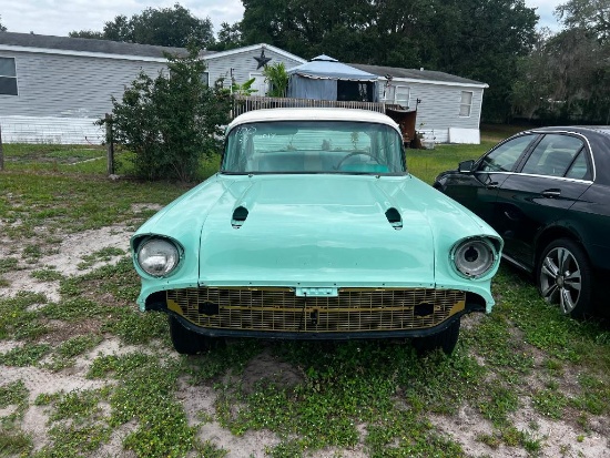 1957 Chevy Bel Air VIN# B57S272063 - Odometer showing 59,902 Miles (5 ...