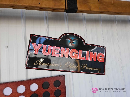 36 inch yuengling beer sign (patio) | Online Auctions | Proxibid