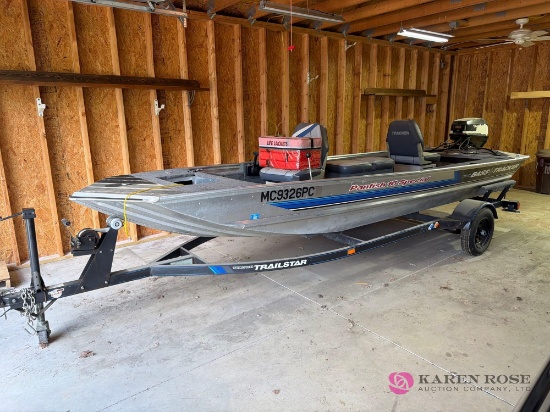 1992 Bass Tracker 16 Special Fishing Boat with Engine & Trailer | Cars ...
