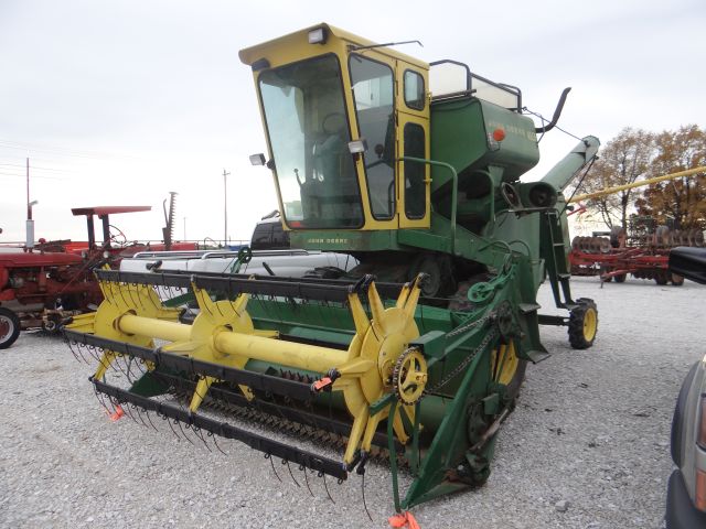 1968 John Deere 45 combine edible bean | Proxibid