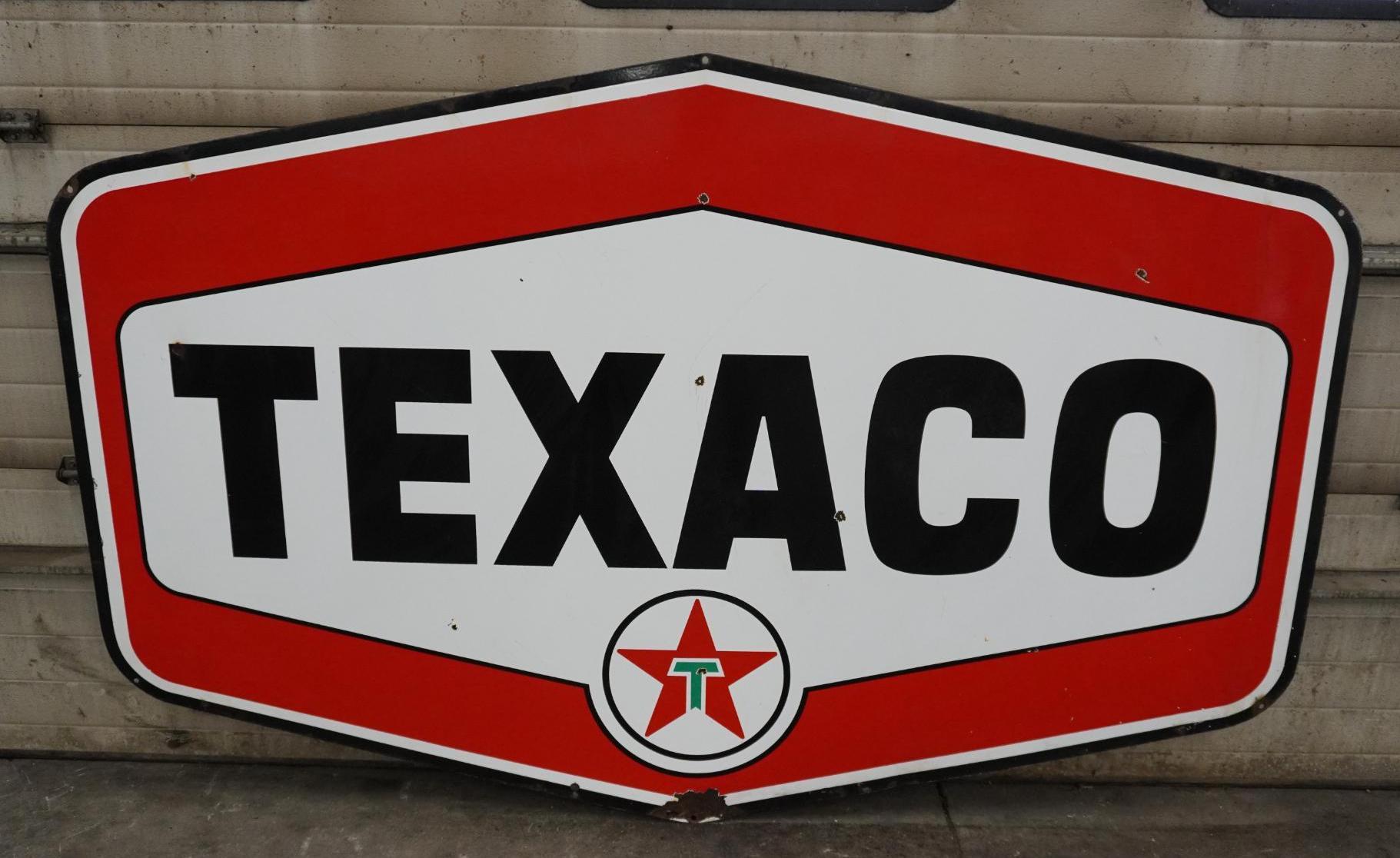 Texaco Sign No Reserve: Illuminated Texaco Sign For Sale On BaT