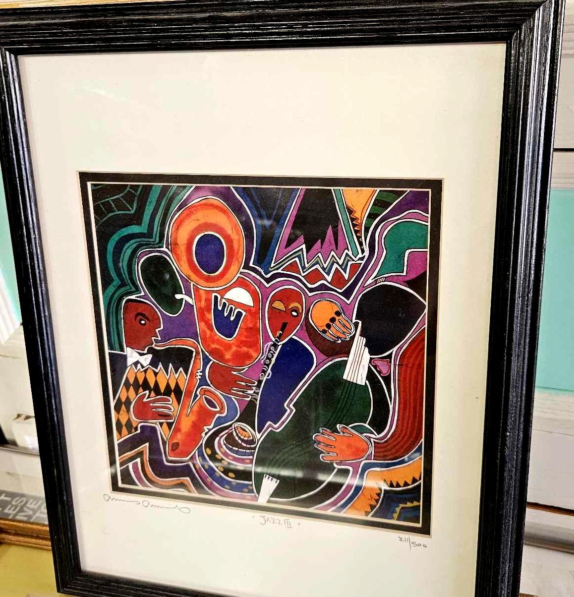 "Jazz III" 211/500 signed Amos Amit Artist | Proxibid